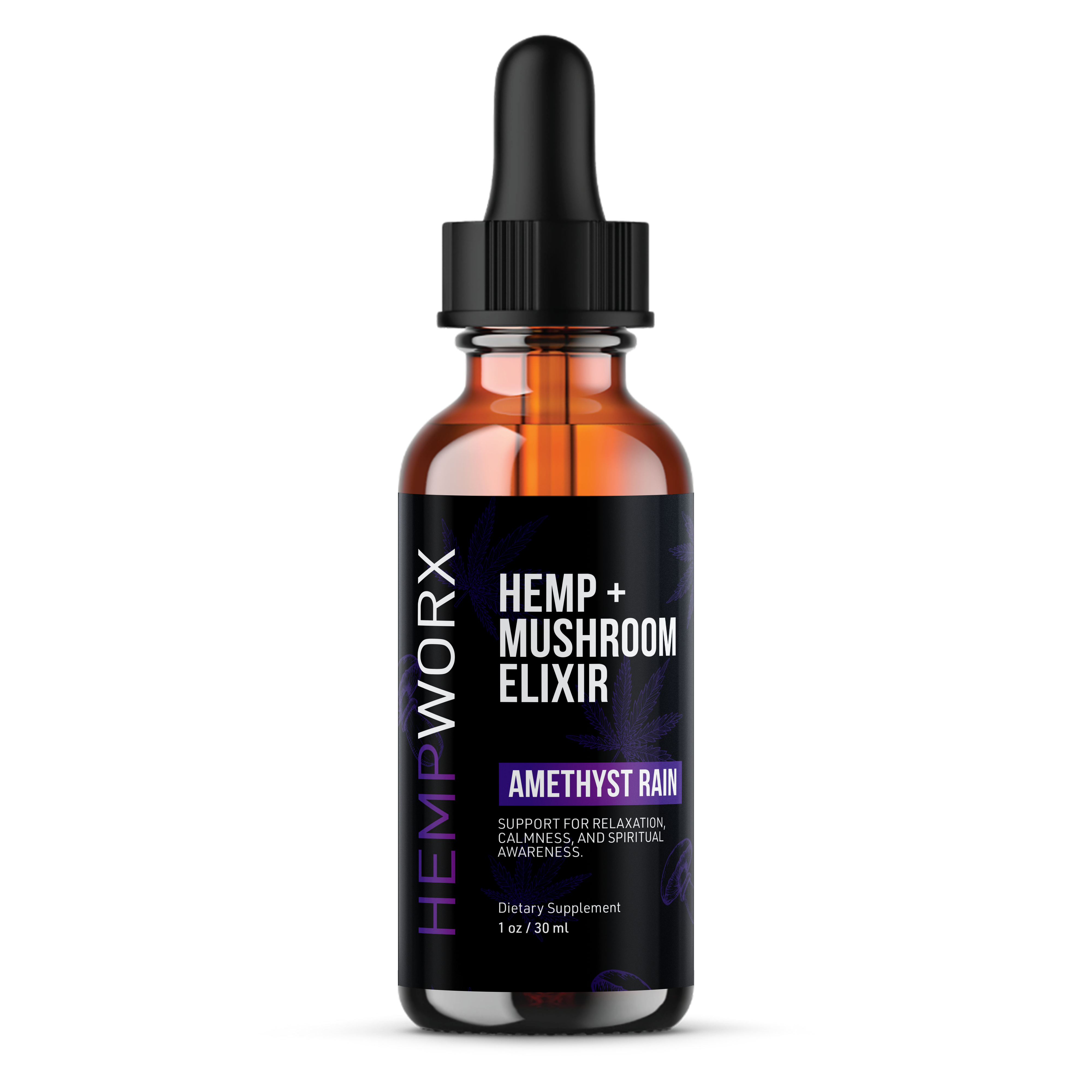 My Daily Choice | HempWorx Hemp + Mushroom Elixir - Amethyst Rain 50% OFF