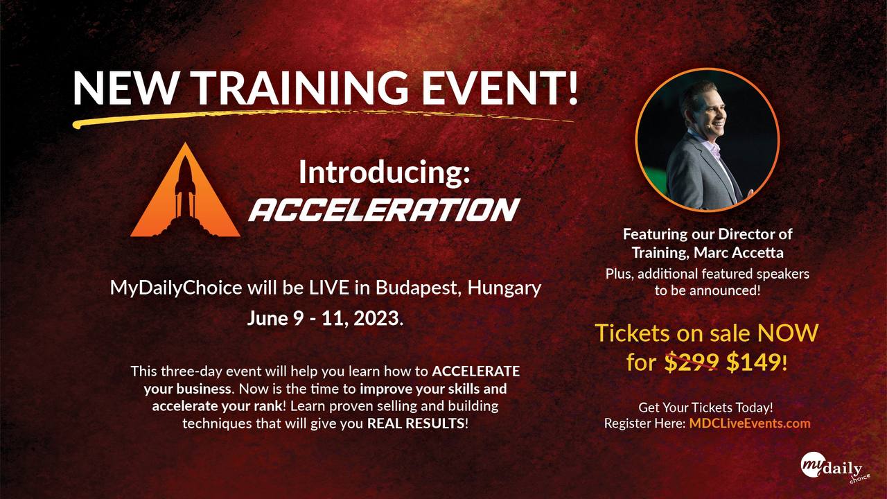 My Daily Choice | MDC Acceleration (Budapest, Hungary)